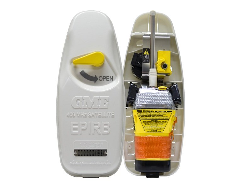 GME EPIRB med GPS og hydrostatisk udløser - Solas godkendt. - EPIRB ...
